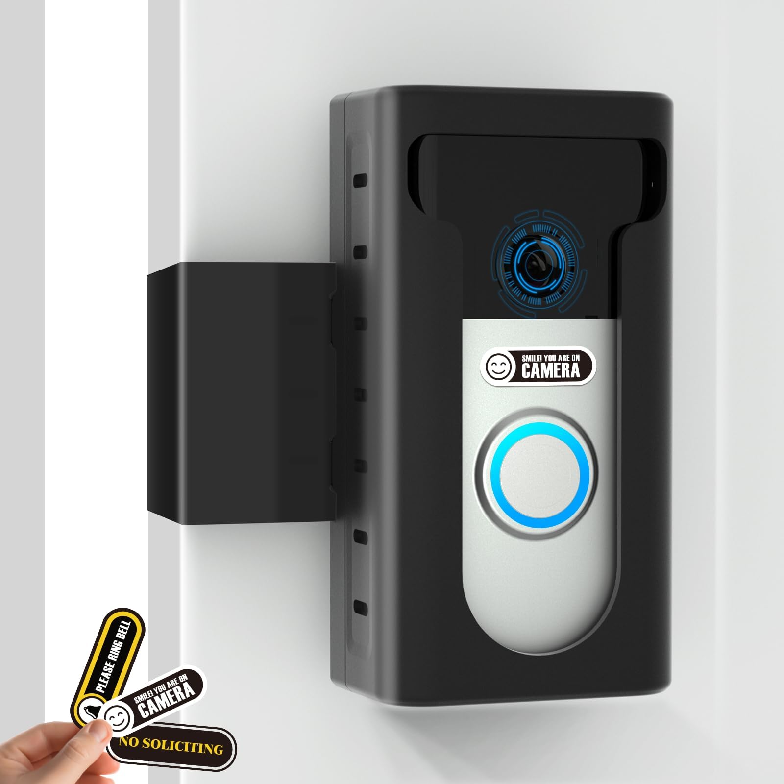 Amazon.com: DoorbellBoa Anti-Theft Video Doorbell Door Mount, No Tools ...
