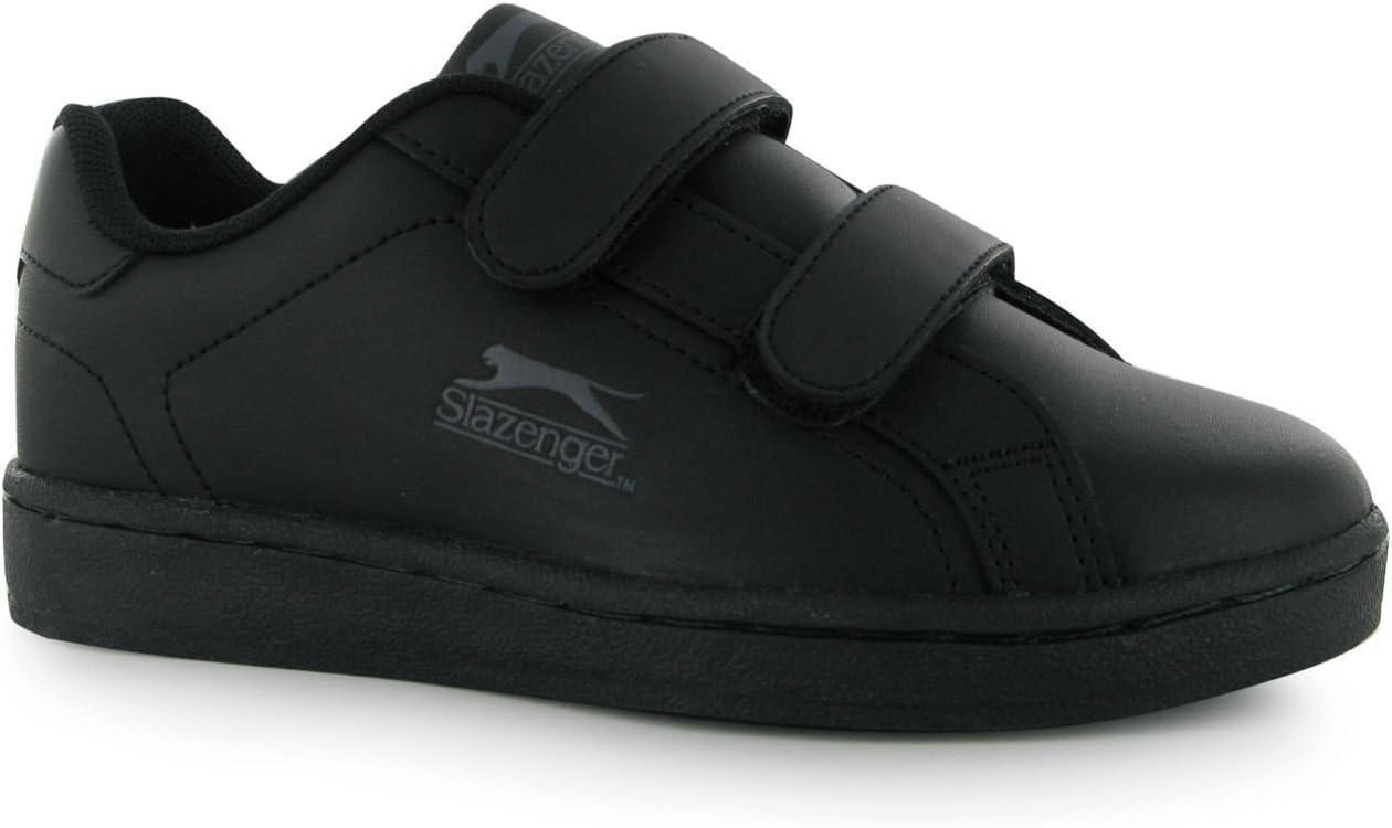 Slazenger Kids Ash Vel Trainers Childrens Velcro Casual Sports Shoes ...