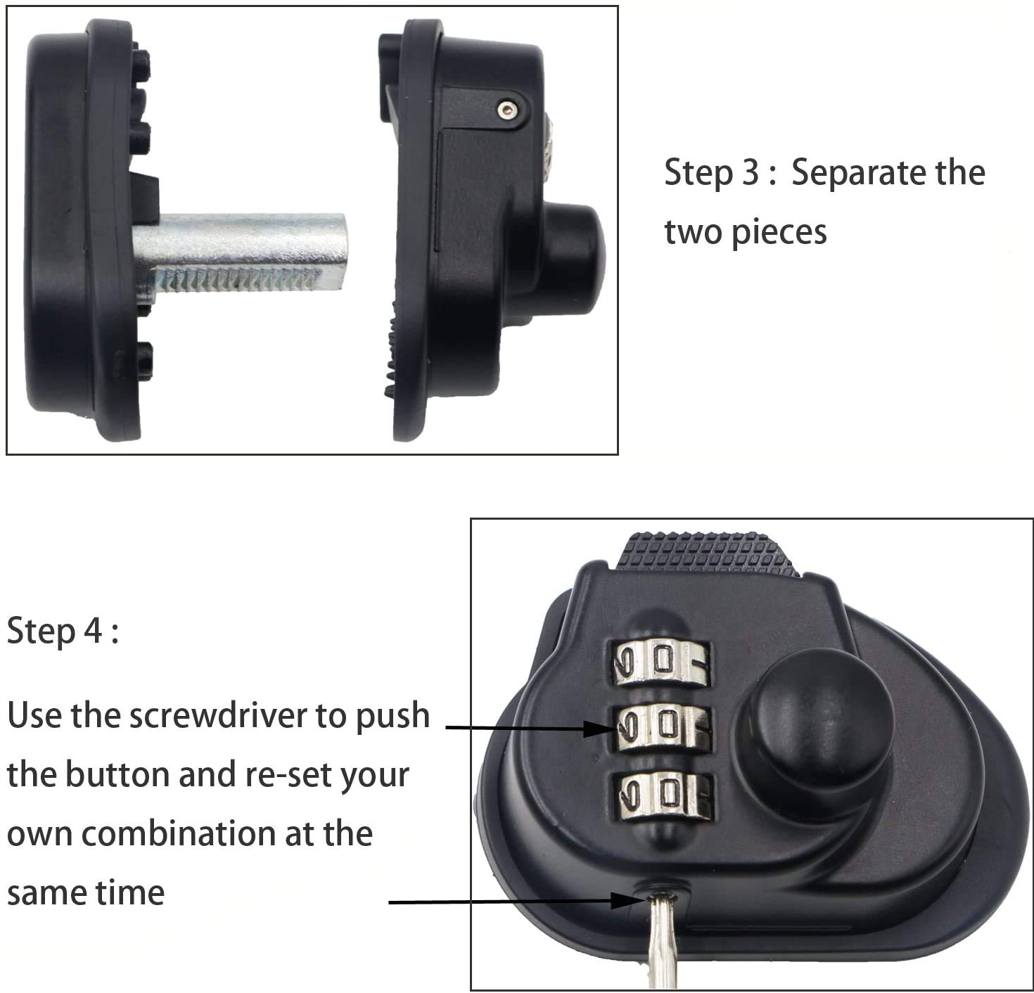 Keyless Trigger Lock Yerdos 3-Digit Combination Trigger Lock - Keyless ...
