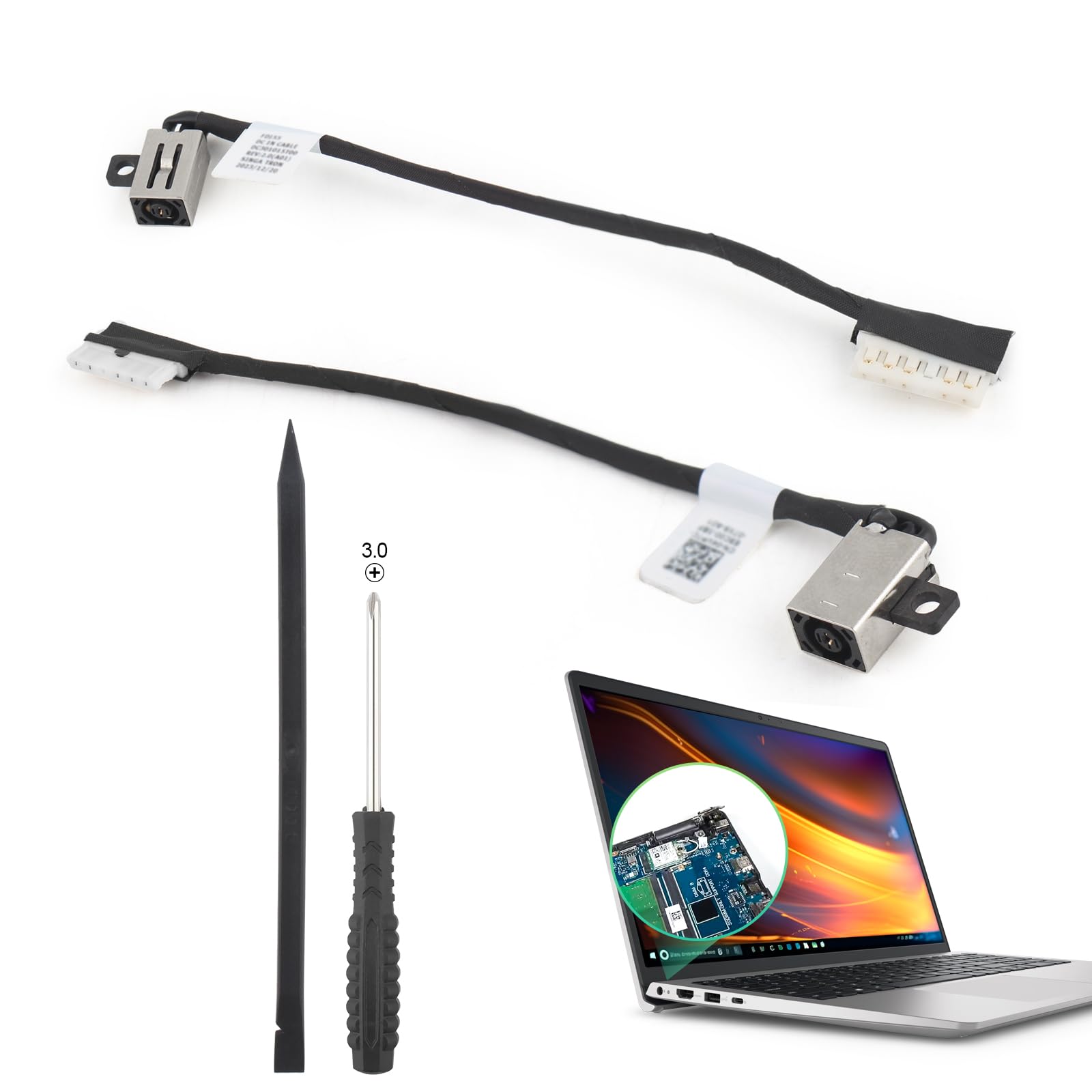 Amazon.com: YWLRONG Charging Port for Dell Inspiron 15 Power Jack Plug ...