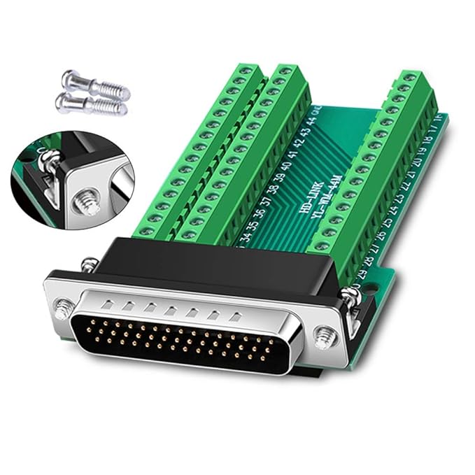 ANMBEST DB44 Solderless Connector, Male D-SUB to 44-pin Port Terminal ...