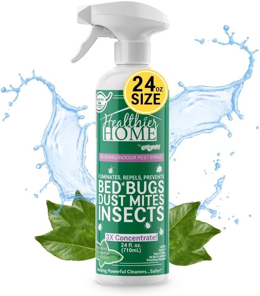 Amazon.com: CHOMP! Bed Bug Spray, 3 Pack, Travel Size, Natural, Plant ...