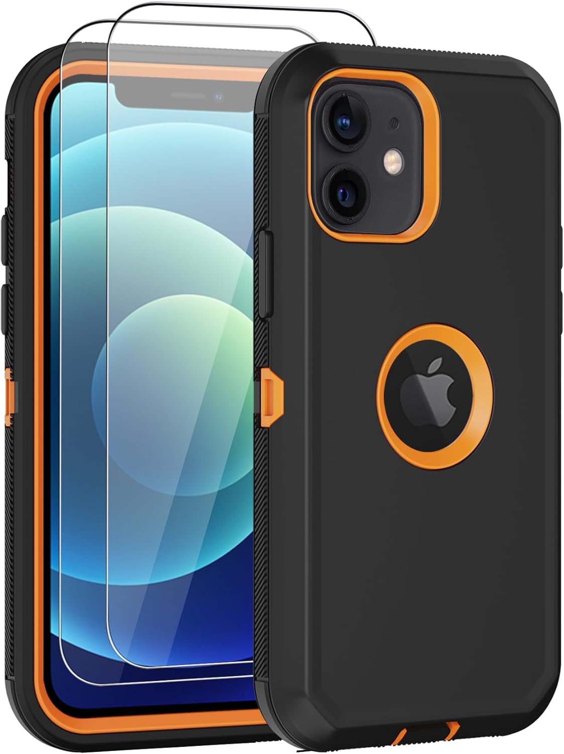 Amazon.com: Aimoll-88 for iPhone 12/12 Pro Case, with 2 Screen ...