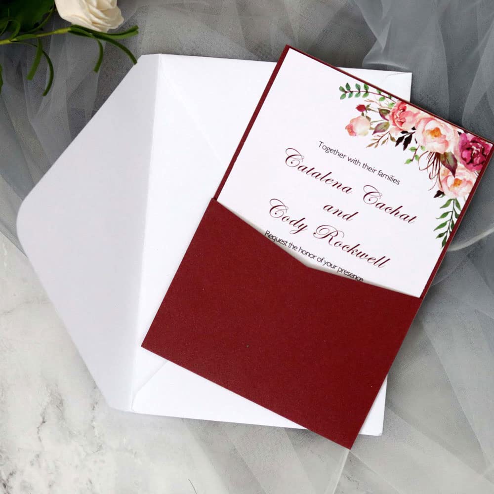 Bridal Invitation Holder Buy 10pcs Pearl Paper Floral Invitation Cards