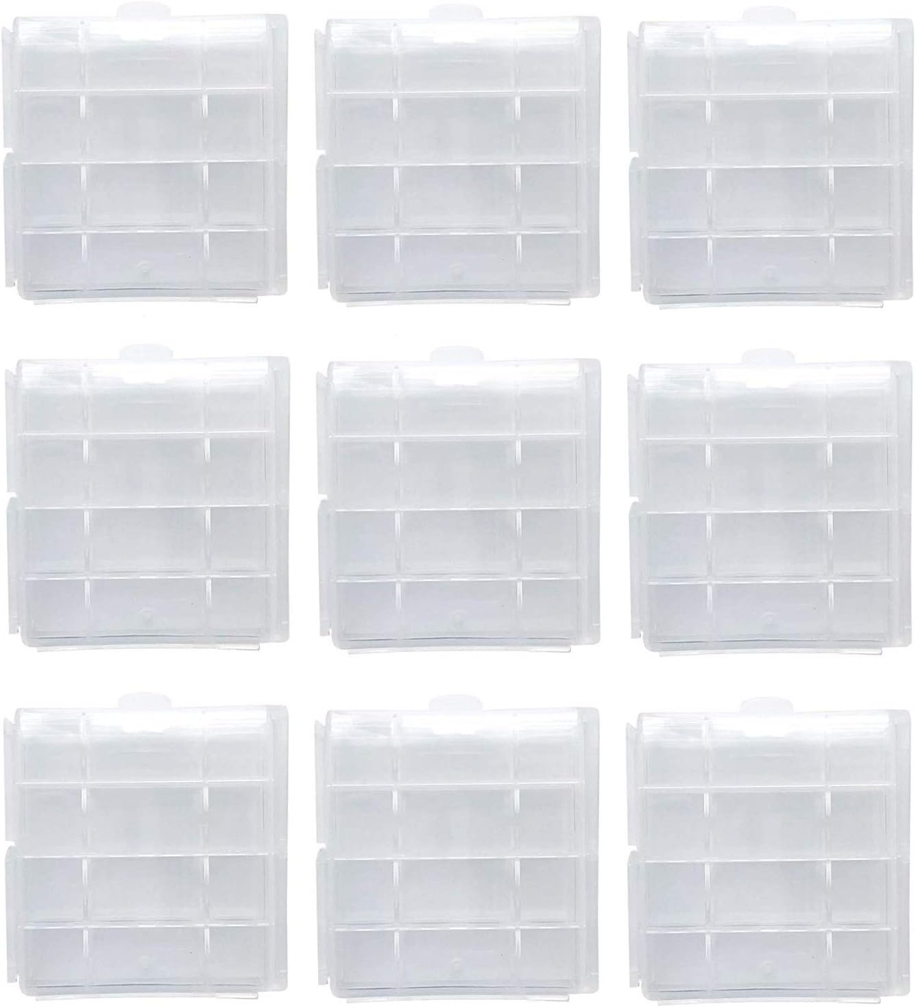 Amazon.com: HOMEFUNTIME Battery Case AA/AAA Battery Holder Container ...