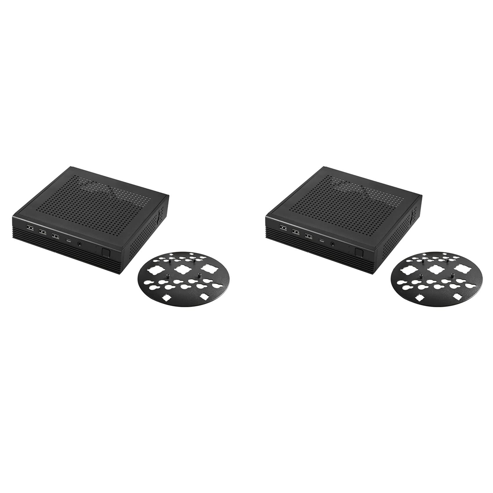 SOFORFREEM 2X TX06 Desktop Mini ITX Case ITX Game Computer Chassis HTPC Chassis Desktop Back ...