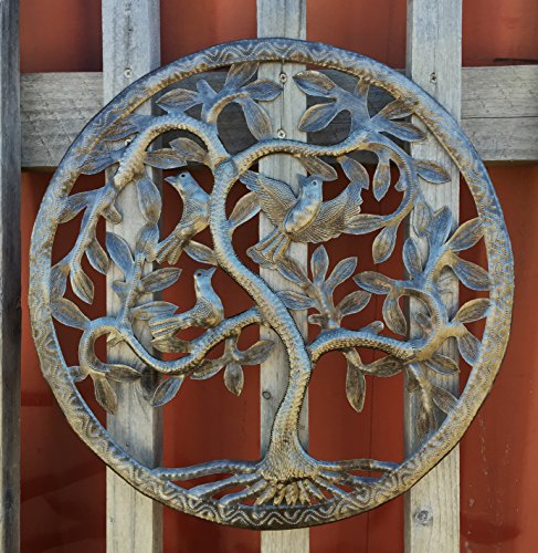 It's Cactus Small Tree of Life Wall Decor, Family Circle Tree, Metal ...