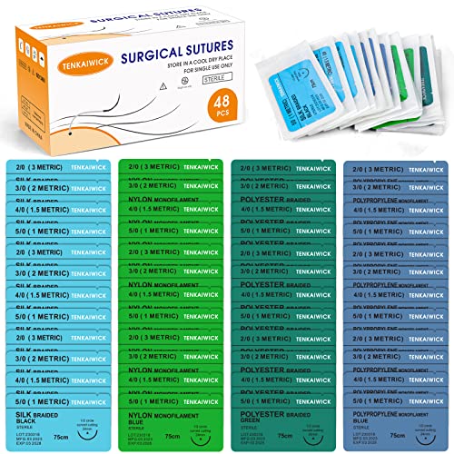 Snapklik.com : 48 Packs Sutures Thread