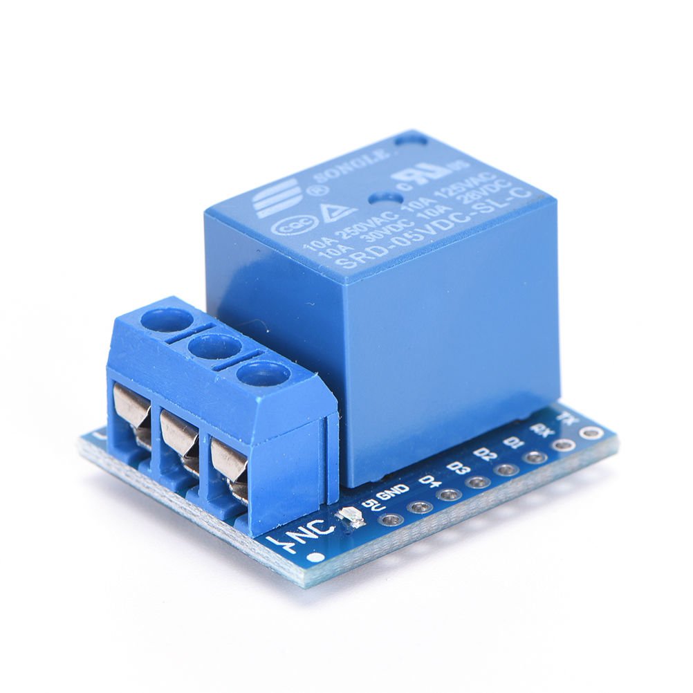 HiLetgo 3pcs 5V D1 Mini Relay Shield 5V Relay Module 1 Channel 5V Relay ...