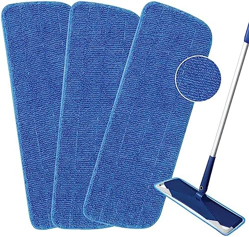 Amazon.com: 3 Pack Microfiber Mop Pads Replacement for Wet/Dry Mop ...
