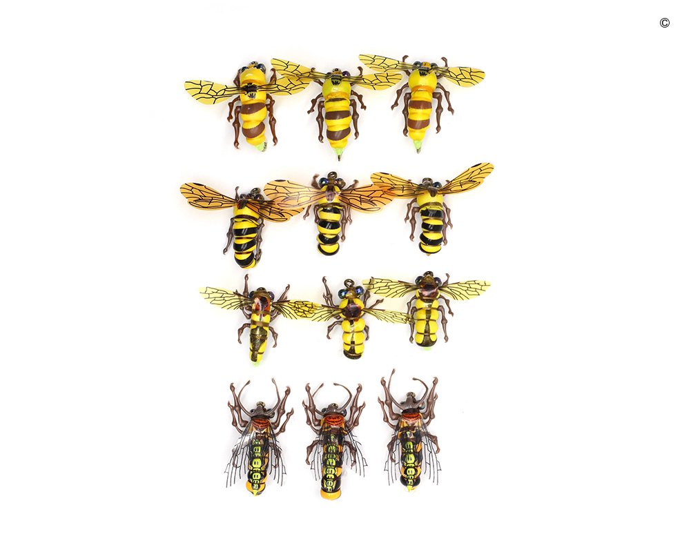 Fly Fishing Flies Trout Lure kit Dry Wet Fly-Fishing Flies Realistic ...