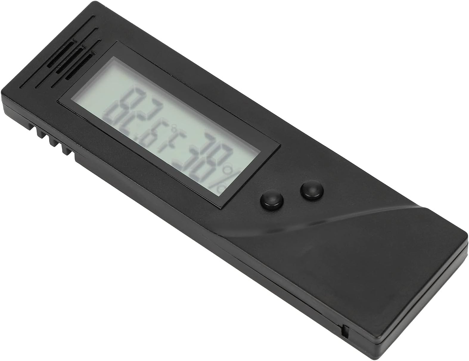 AUHX Cigar Digital Hygrometer, Humidor Humidity Meter, Black, Tabletop ...