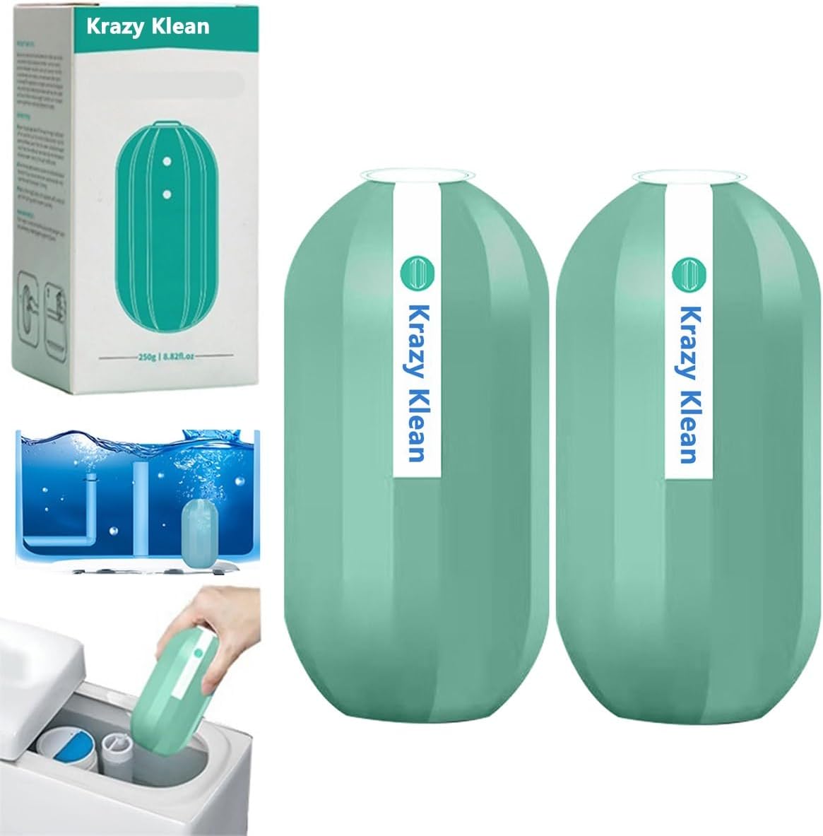 Amazon.com: nocmosi Krazy Klean Toilet Cleaner, 10 Years Krazy Clean ...