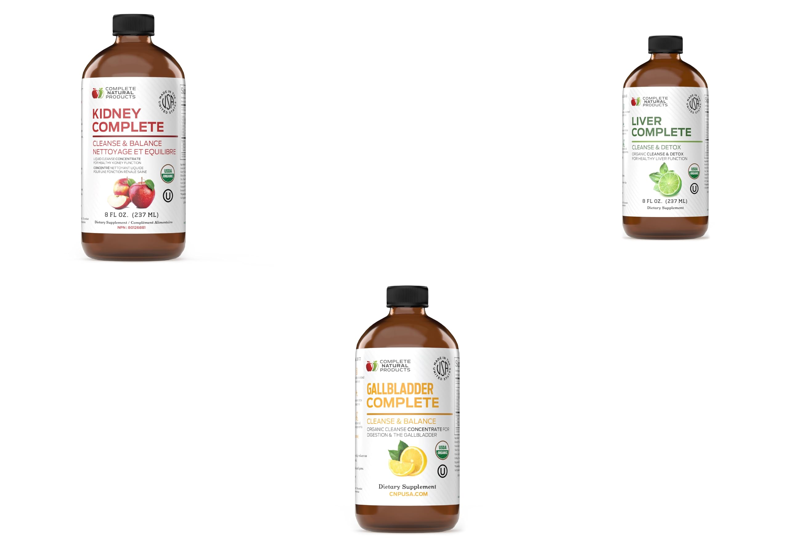 Amazon.com: Complete Natural Products Kidney Complete 8oz, Liver ...