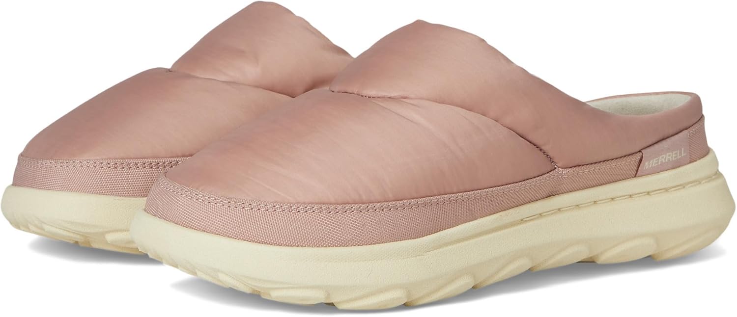 Amazon.com | Merrell Women's Hut Moc 2 Quilted Slide Slipper, Adobe ...
