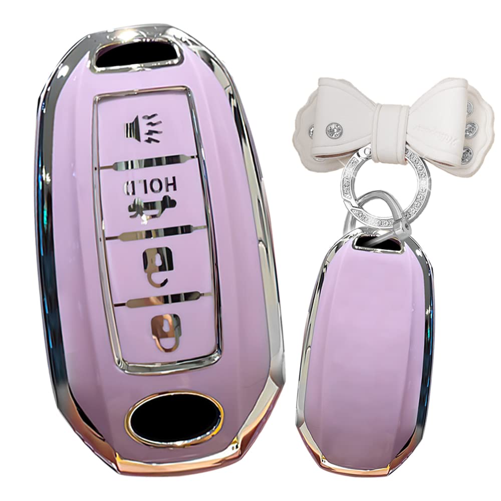 Amazon.com: TECART TPU Key Case Fit for Infiniti Q50 Q60 QX50 QX55 Key ...