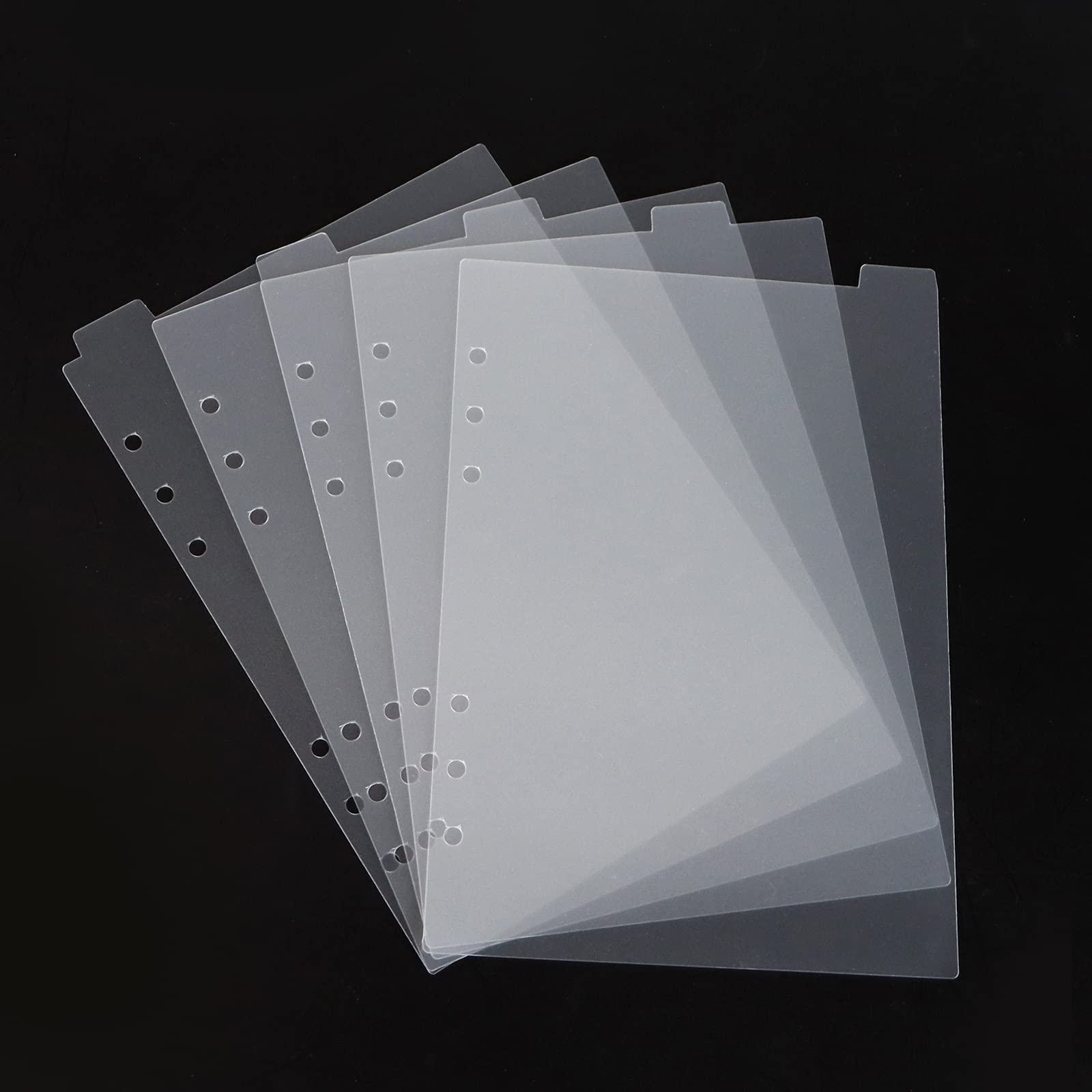 Snapklik.com : Koqye Plastic Transparent A5 Index Binder Dividers