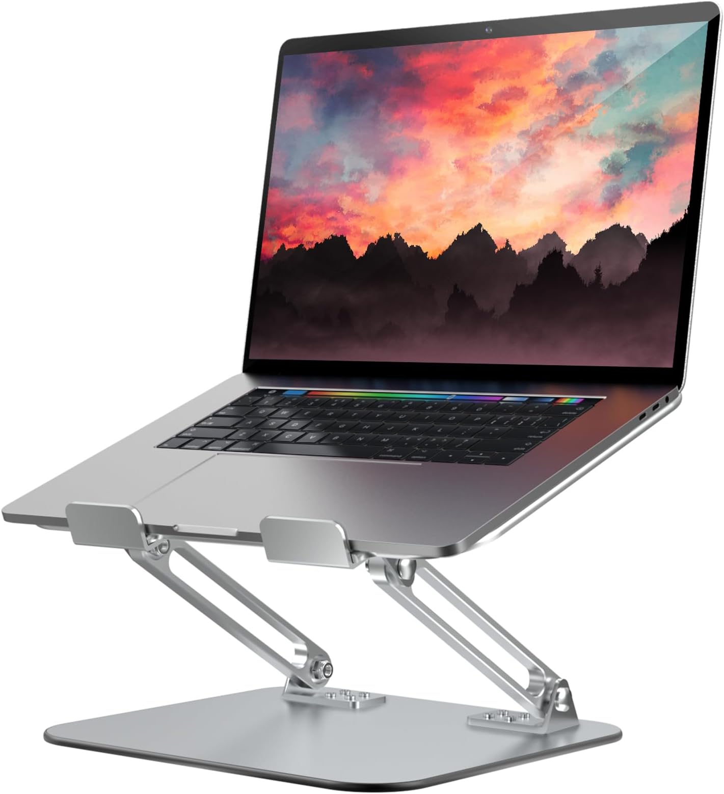 Amazon.com: ETprin Adjustable Laptop Riser - Foldable Aluminum Stand ...