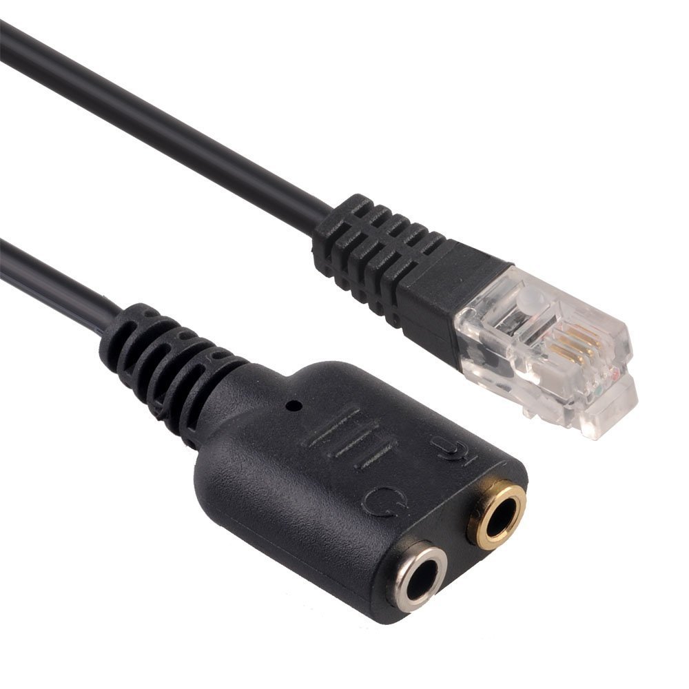 Amazon.com: VONOTO 3.5mm to RJ9 Audio Adapter Cable - 3.5mm Audio ...