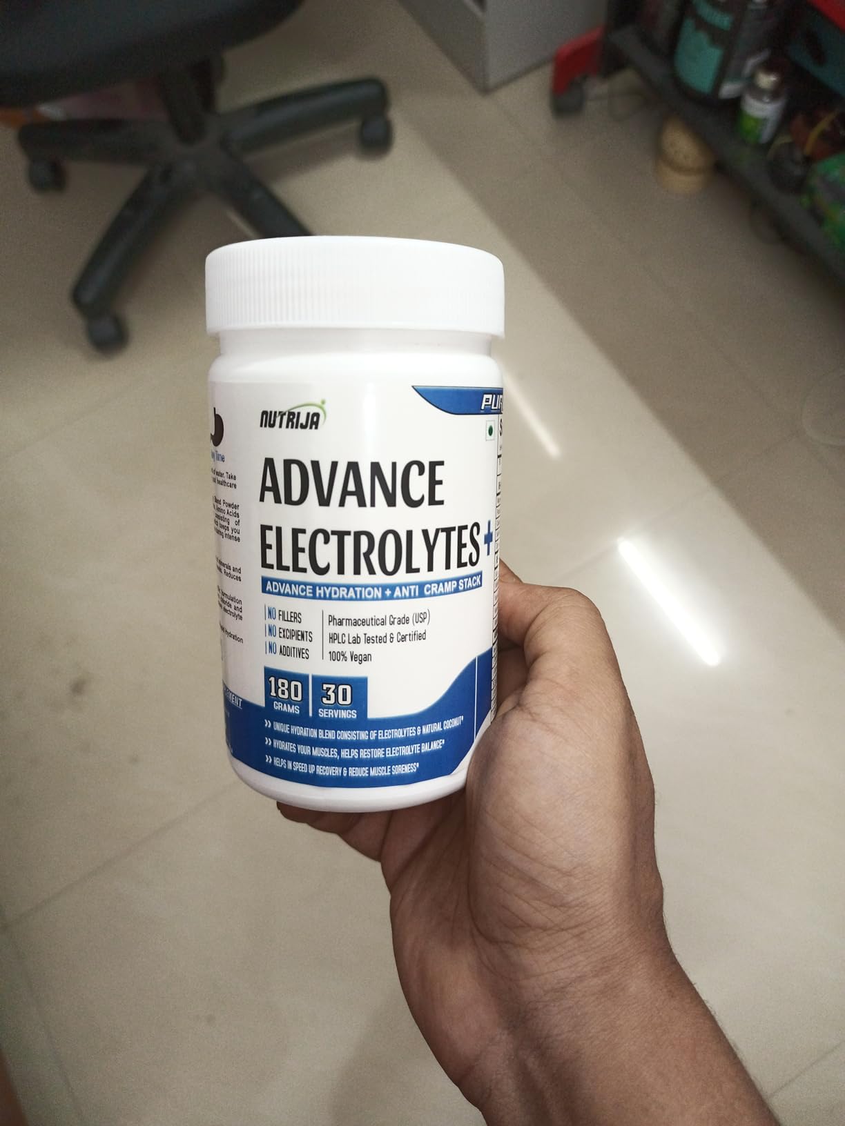 NutriJa Advance Electrolytes Advance Hydration Anti Cramp Stack ...