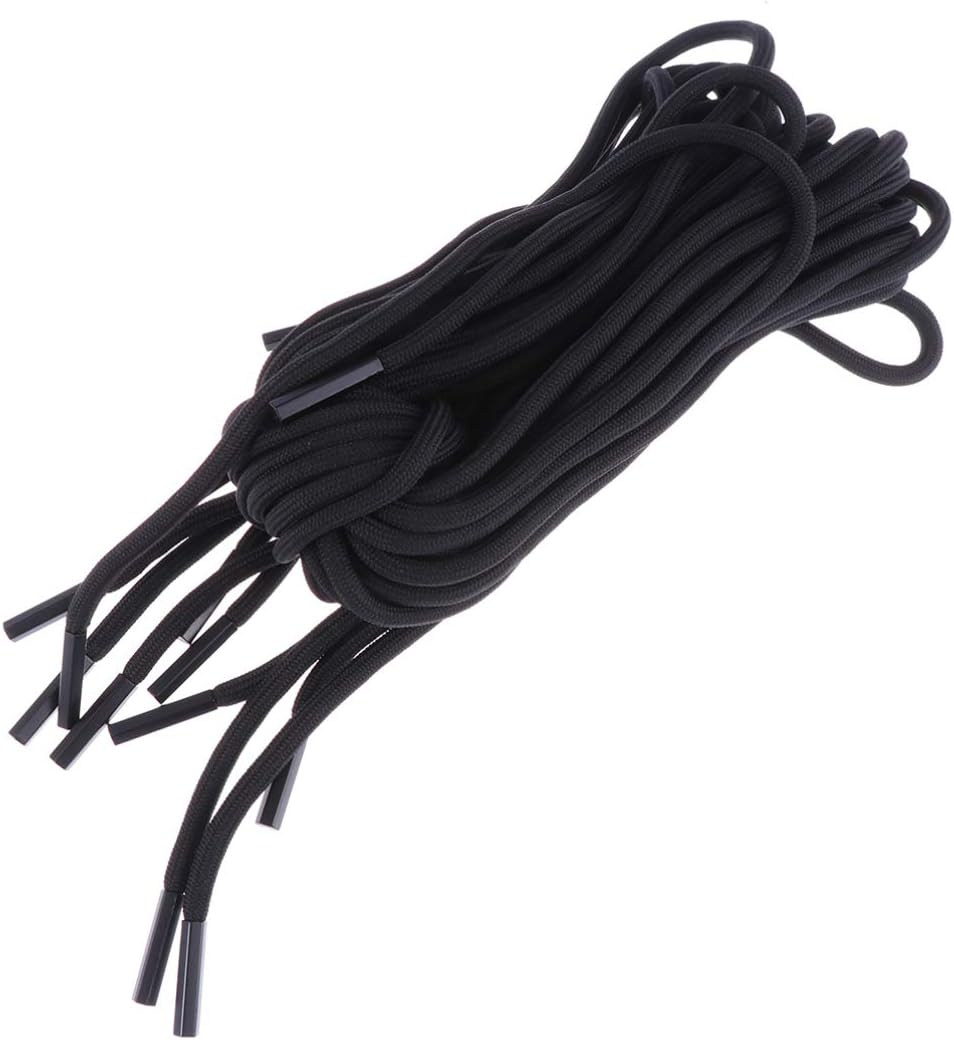 SUPVOX 10pcs Replacement Drawstrings Cords Black Drawstrings Universal ...