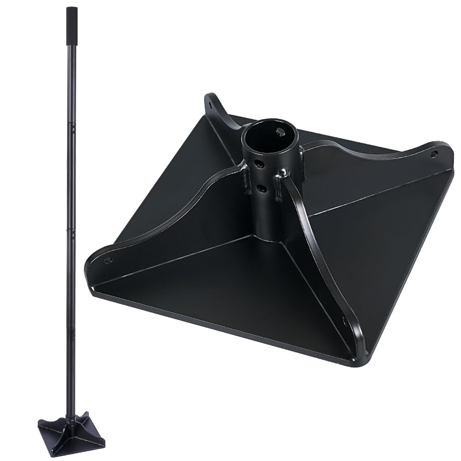 Amazon.com : Copiu Steel Tamper, 8"x8" Heavy Duty Garden Tamper Tool ...