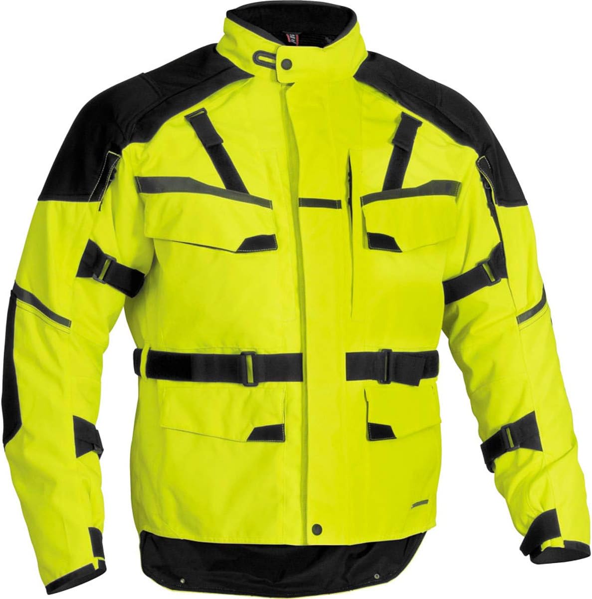 Amazon.com: Firstgear 'Jaunt T2' Mens Hi-Viz Yellow Textile Jacket - X ...