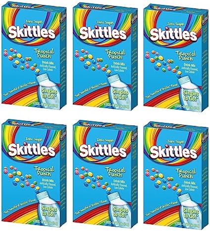 Amazon.com : Skittles Zero Sugar Low Calorie Singles To Go Bulk Variety ...