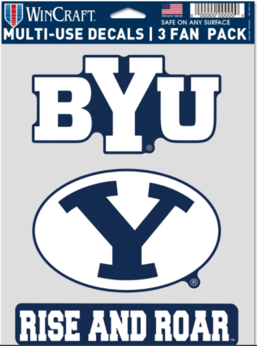 Wincraft Ncaa Brigham Young University Byu Cougars Multi Use Decal ...