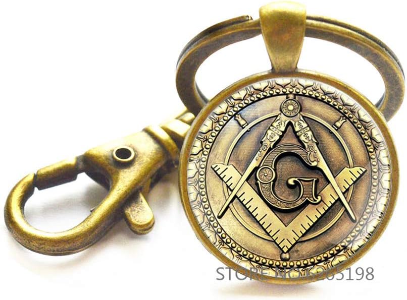 Amazon.com: Freemasonry Masonic Keychain,Masonic Faith Hope Key Ring ...