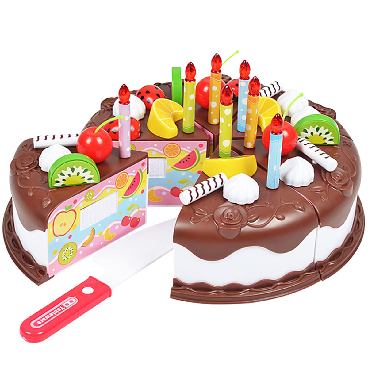 Birthday Cake Toys 37 Pcs/Set of Baby Children's Toys Role Play ...