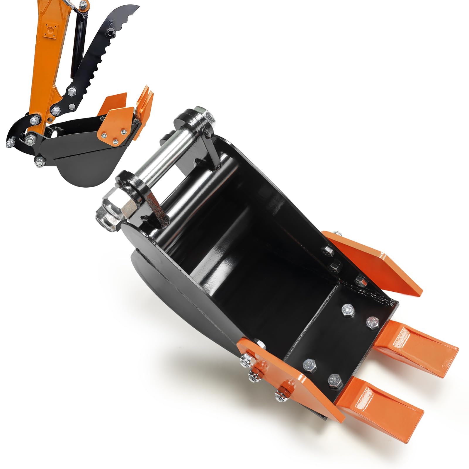 Mini Excavator Buckets Aazon.co: Narrow Digging Bucket 7.87in Center ...