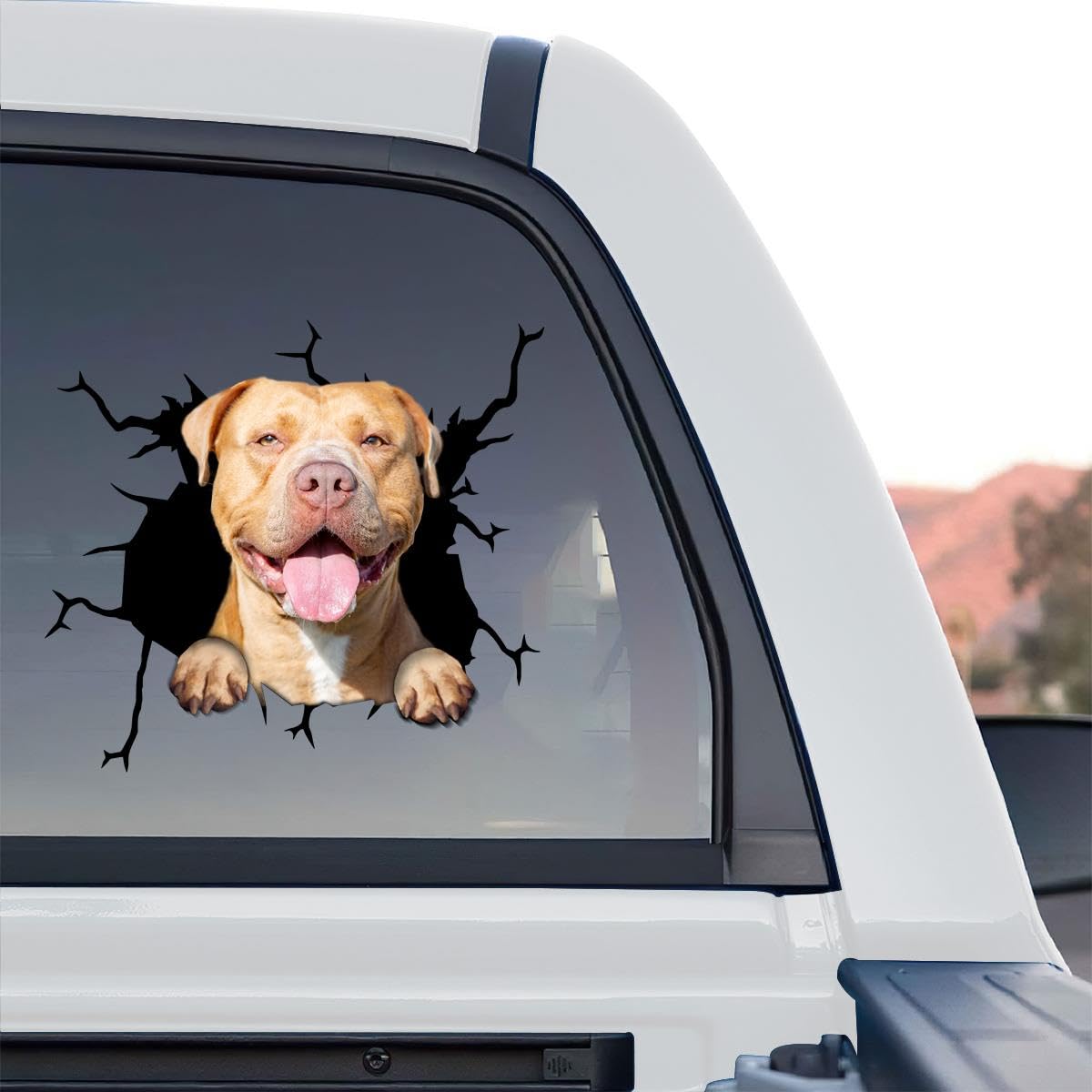 Amazon.com - Vinyl Dog Stickers Dog Car Decals for Women Dog Sticker ...