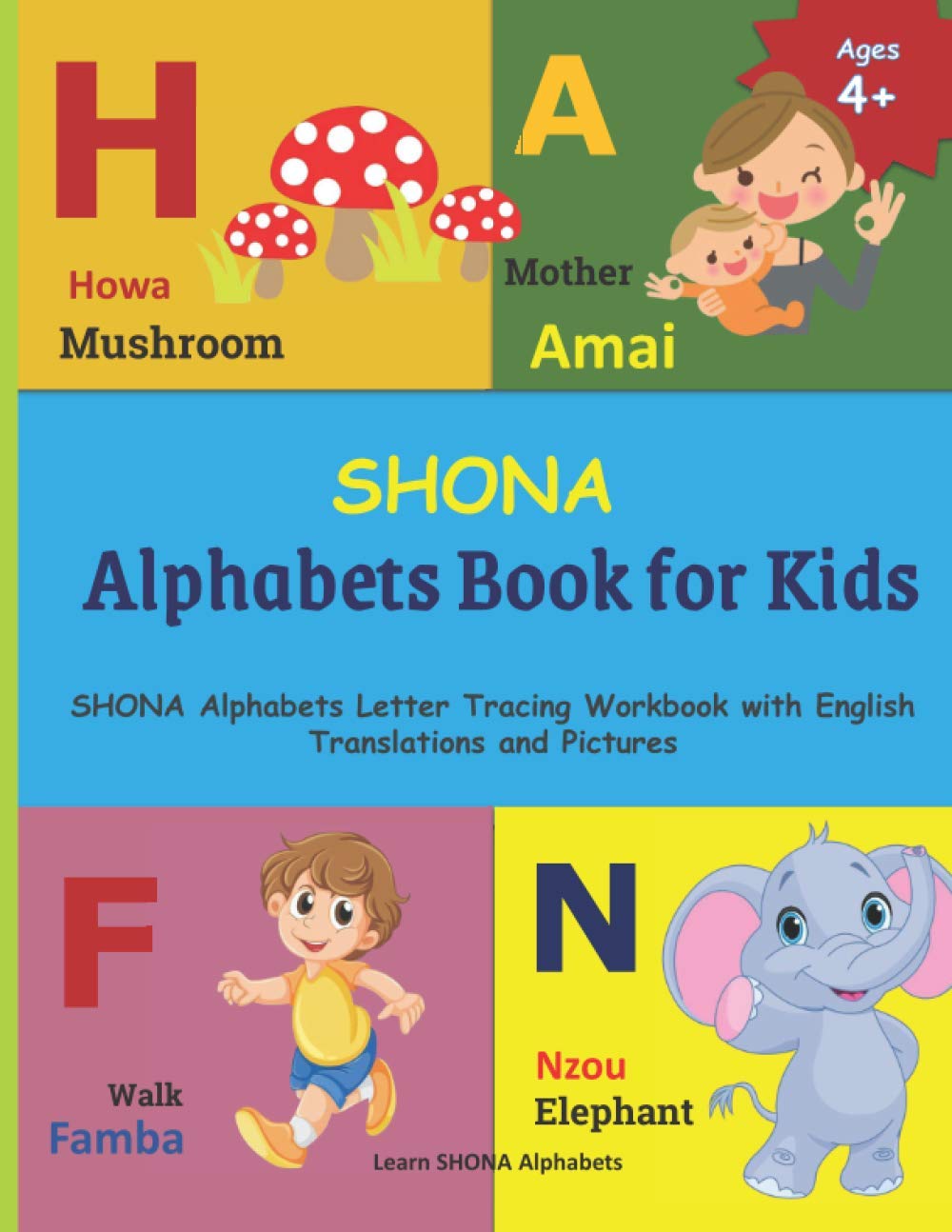 Buy SHONA Alphabets Book for Kids: SHONA Language Learning | SHONA ...