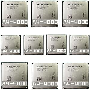 Amazon.com: 10pcs AMD A4-Series A4-4000 CPU Used 2-Core 2-Thread ...