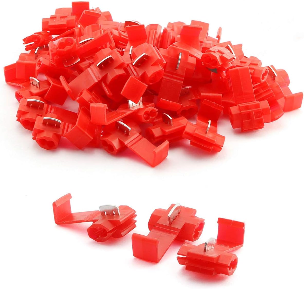 ZYAMY 50pcs Scotch Lock Quick Splice Wire Terminals Cold Pressed ...