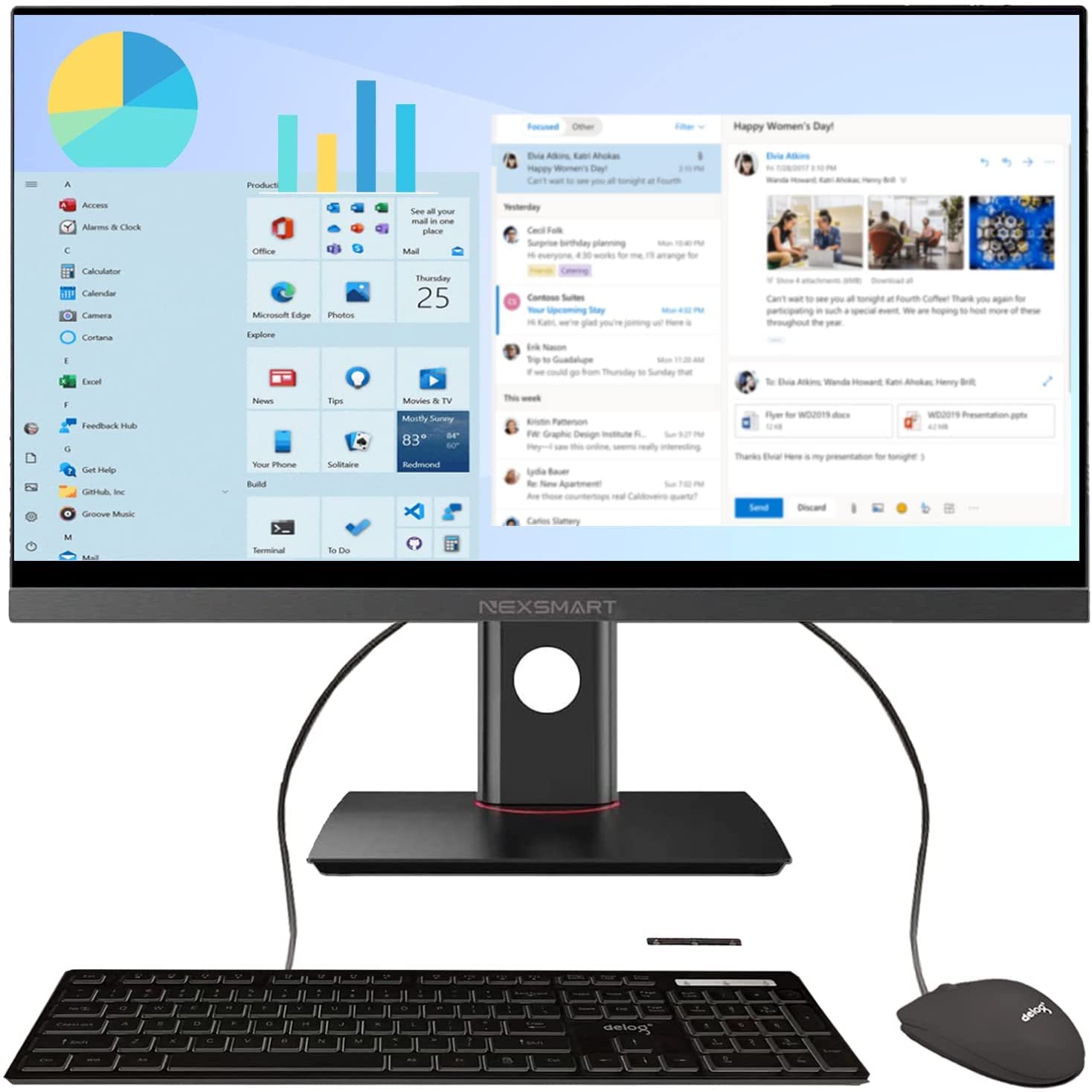 Nexsmart 23 8 All In One Computer Full Hd All | Desertcart INDIA