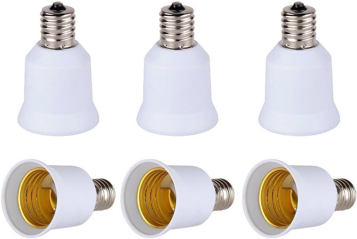 E11 to E26/E27 Male E11 Female E26/E27 Light Sockets, Light Bulb Socket, Light Socket Adapter ...