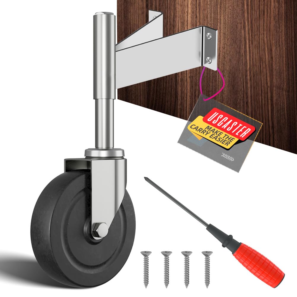 Snapklik.com : Uscaster Gate Wheel Gate Caster For Wooden Gate 360 ...