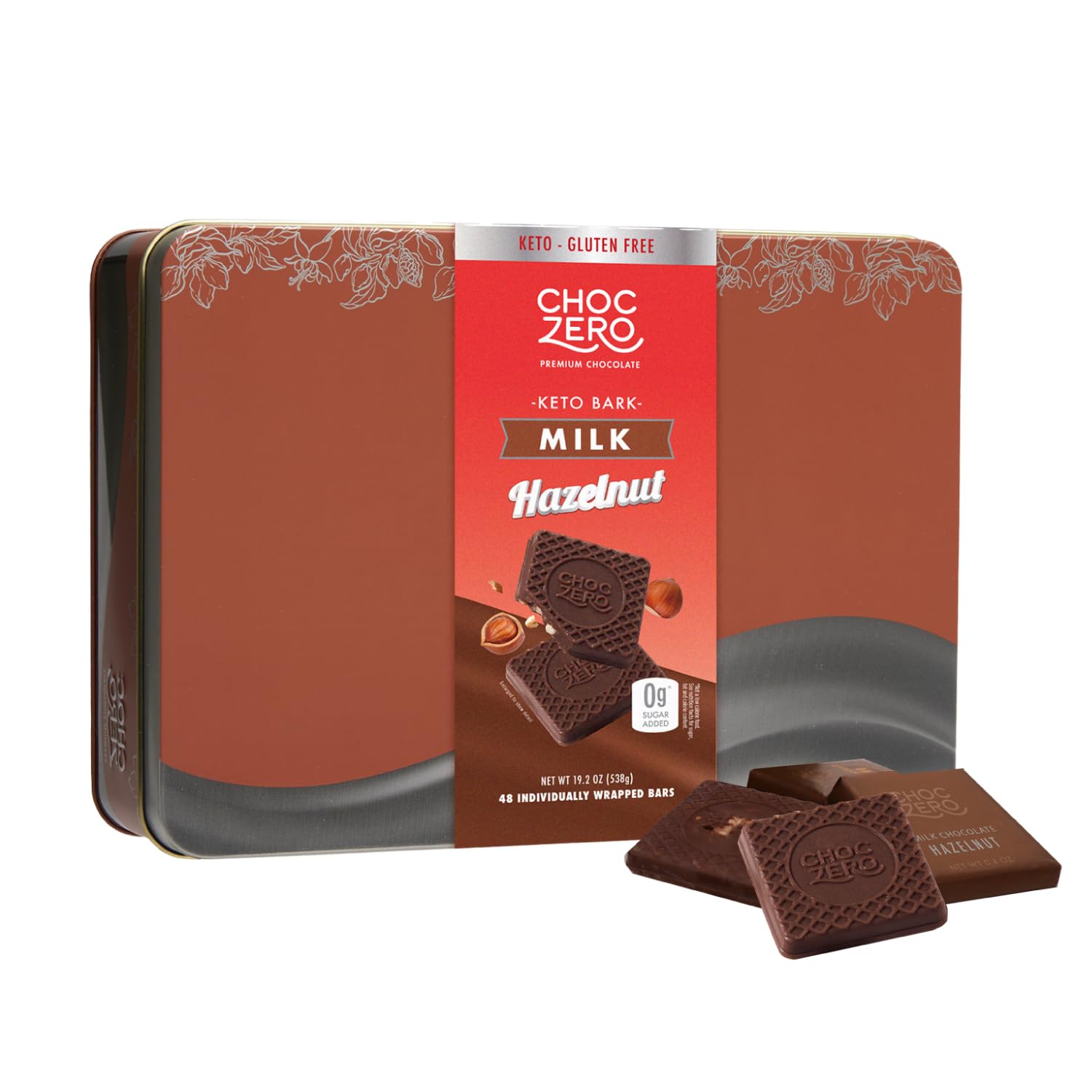 Snapklik.com : Milk Chocolate Hazelnut Keto Bark By ChocZero - Dessert ...