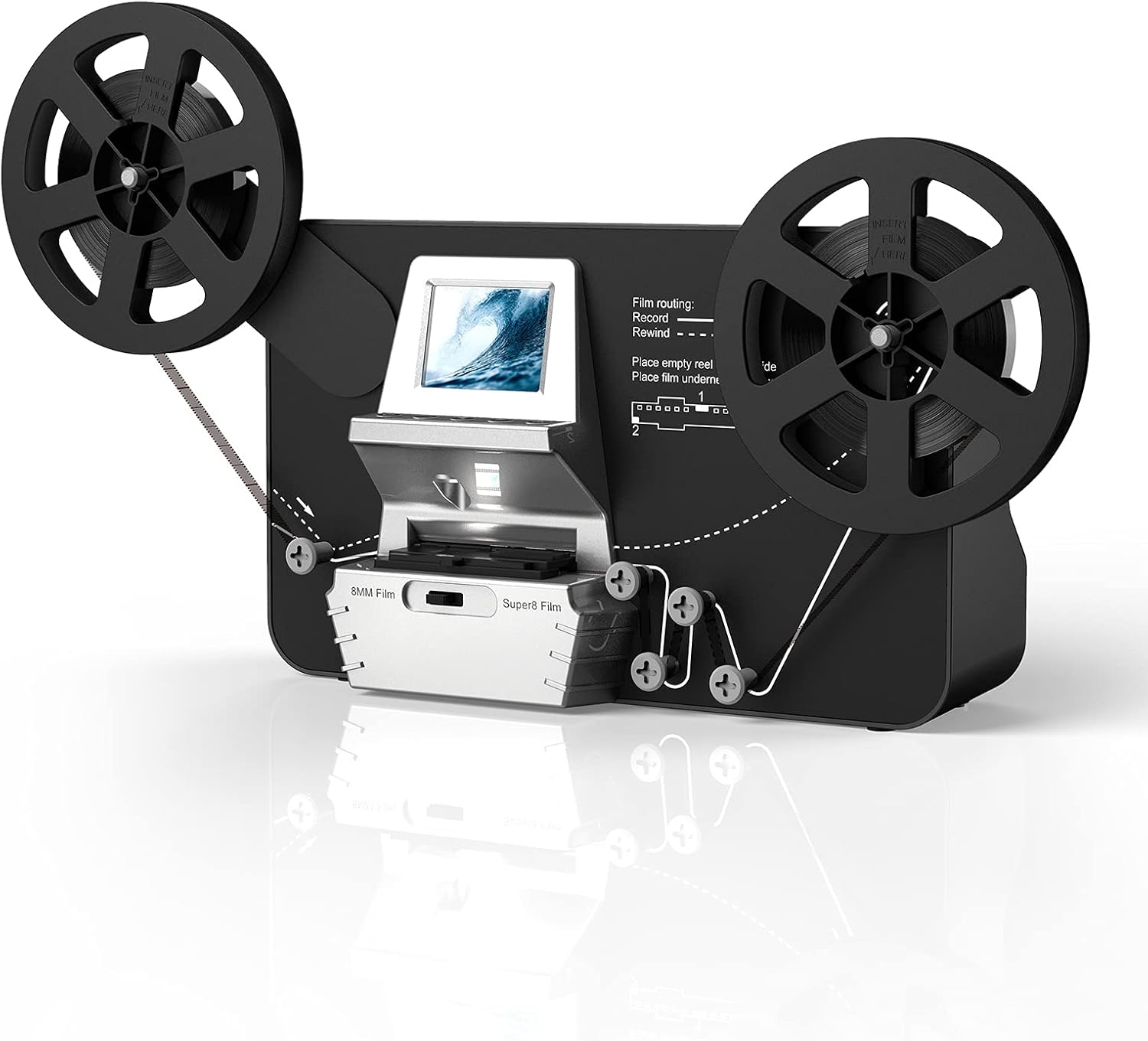 Buy Super 8 8mm Film Scanner Frame By Frame Scan To Convert 3 Inch And