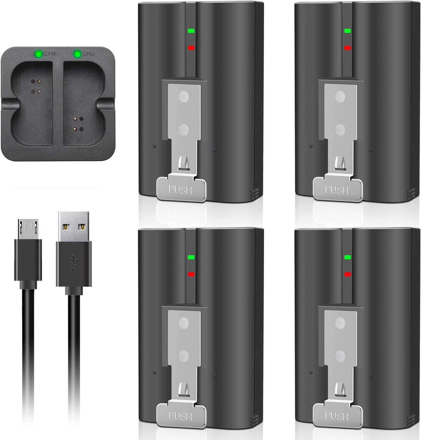 Amazon.com: 1 Pack for Ring Rechargeable Lithium-Ion V4 Batteries ...