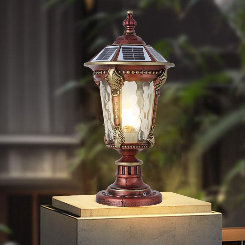 SLAWA Outdoor Post Lights Solar Column Caps Lamps Bahrain | Ubuy