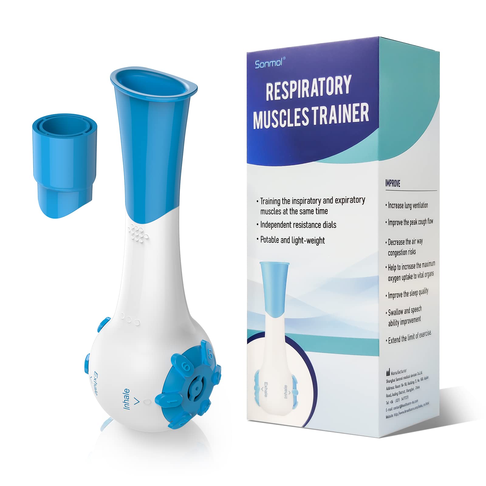 Breathing Exercise Device Inspiratory Muscle Strength Training ...