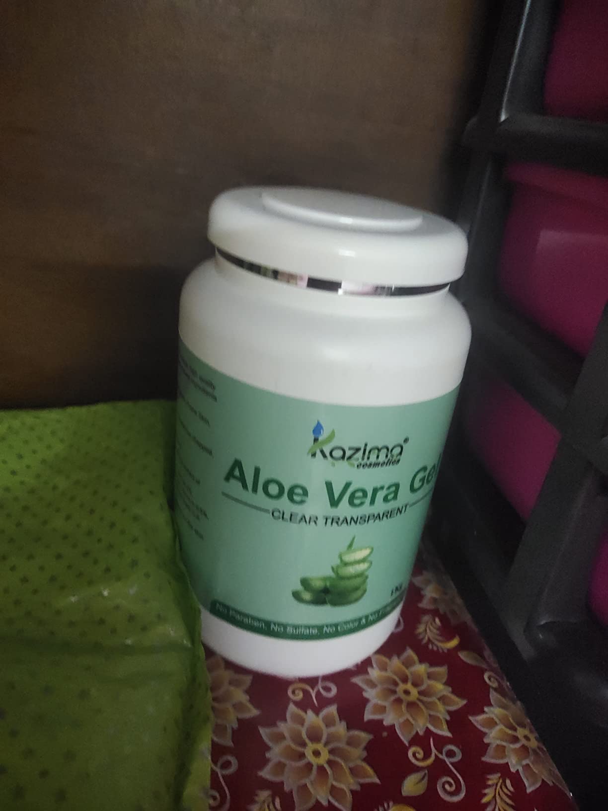 KAZIMA Combo of Aloe Vera Gel 1Kg & Tea Tree Essential Oil 15ml - 100% ...