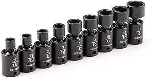 Amazon.com: TEKTON 3/8 Inch Drive 6-Point Universal Joint Impact Socket ...