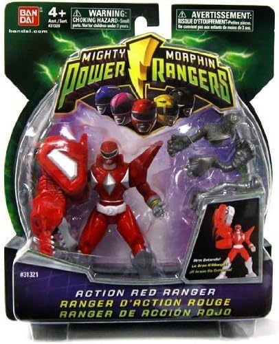 Amazon.com: Power Ranger Mighty Morphin Action Red Ranger : Toys & Games