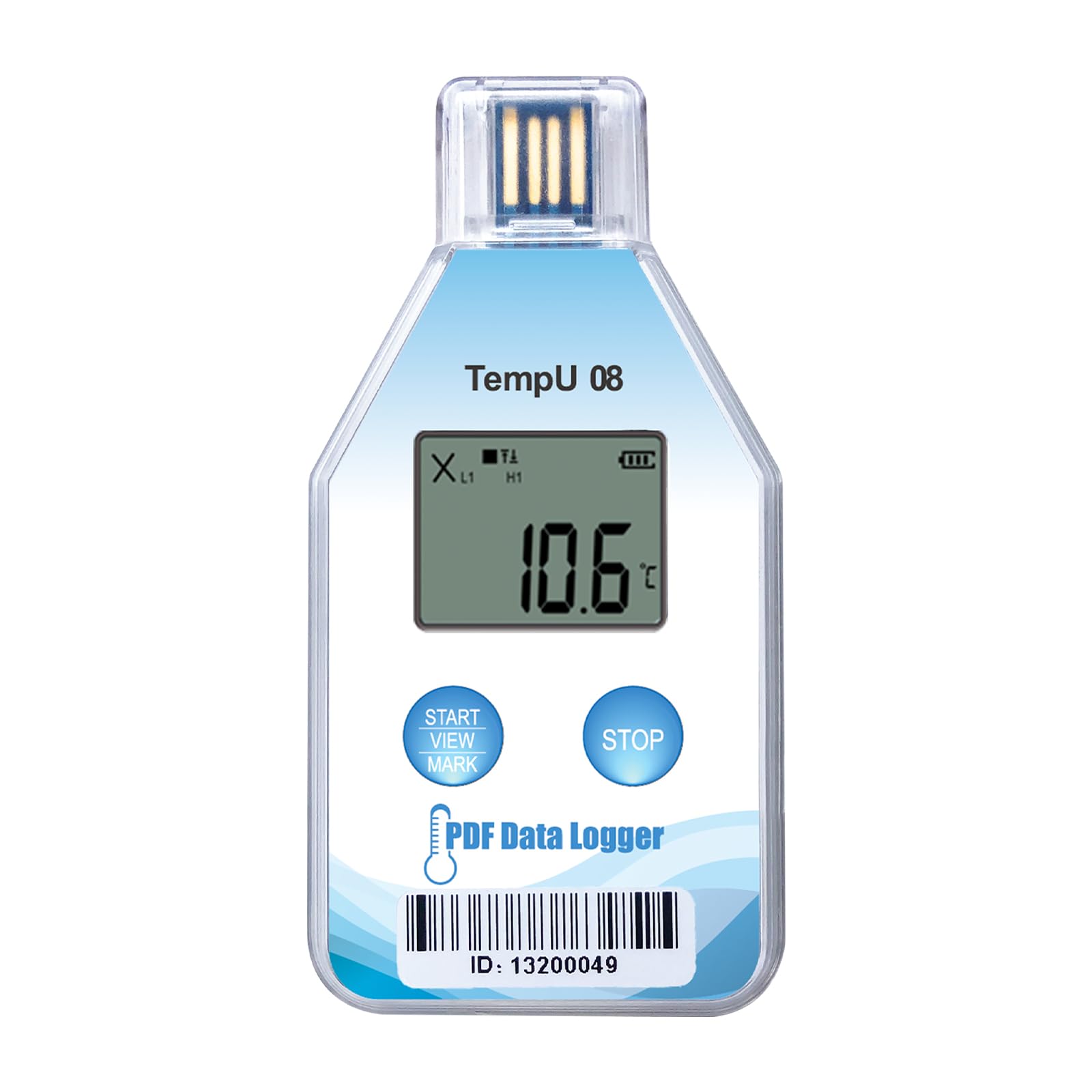 Snapklik.com : Tzone Temperature Data Logger USB Single Use Temp ...