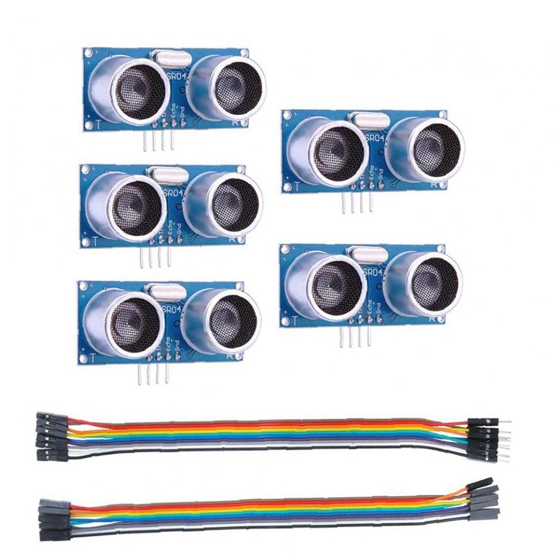 5pcs Module Distance Sensor Hc Sr04 For R3 Mega2560 Nano | Desertcart ...