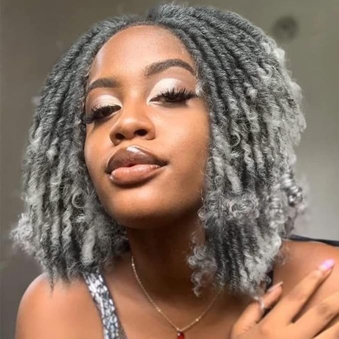 Amazon.com : SUN LOCS 6 Inch Short Dreadlocks Braided Wigs for Black ...